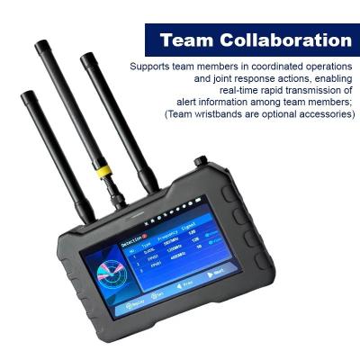 China Portable Drone Detector with 70MHz–6.2GHz Full-Band Detection, FPV Live Video Capture, and Real-Time Video Transmission Interception for Drones Professional Alarm Systems for sale