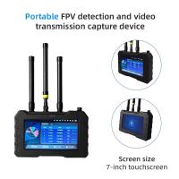 China Portable Drone Detector with 70MHz–6.2GHz Full-Band Detection, FPV Live Video Capture, and Real-Time Video Transmission Interception for Drones Professional Alarm Systems for sale