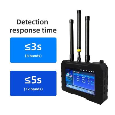 China Portable 70MHz–6.2GHz Drone Detection System | 1.5km Range, Multi-Model Recognition, Team Collaboration & Analog Video Monitoring for sale