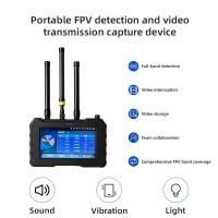 China Portable Drone Detector 70MHz-6.2GHz 2km Full Frequency FPV Video Signal Capture Anti Dron UAV Watch Team Collaboration RF Dji for sale