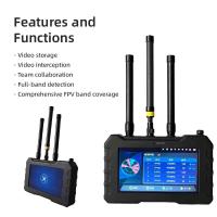 China Portable Drone Detector 70MHz-6.2GHz 2km Full Frequency FPV Video Signal Capture Anti Dron UAV Watch Team Collaboration RF Dji for sale