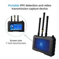 China Portable Drone Detector 70MHz-6.2GHz 2km Full Frequency FPV Video Signal Capture Anti Dron UAV Watch Team Collaboration RF Dji for sale