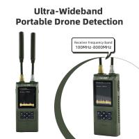 China 100MHz-8GHz Ultra-Wideband Handheld Drone Detector with Real-Time Video Capture and Precise Direction Finding for sale