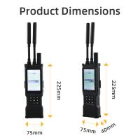 China Compact Handheld Drone Detector Providing Real Time Vibration And Sound Alerts With Easy One Handed Operation And Portability Drone Detection Anti Drone System For Wearable Use for sale