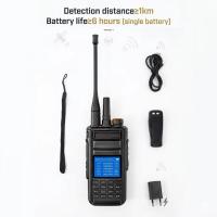 China Professional Handheld UAV Detector Supporting OFDM HD Video and FM Analog Signal Detection 300MHz-6200MHz Long Range Drone Scanner for sale