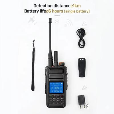China Professional Handheld UAV Detector Supporting OFDM HD Video and FM Analog Signal Detection 300MHz-6200MHz Long Range Drone Scanner for sale