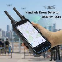 China 100MHz-6GHz Multi Function Portable Drone Detector with Passive Detection FPV Detected and Wireless Networking Intercom for Critical Infrastructure Security for sale