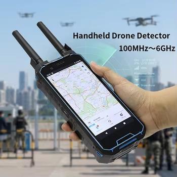 China 100MHz-6GHz Multi Function Portable Drone Detector with Passive Detection FPV Detected and Wireless Networking Intercom for Critical Infrastructure Security for sale