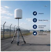 China Stationary Drone Detector LDSK-D01 UAV Position Finding Equipment | IP65 All Weather Fixed Detector for sale