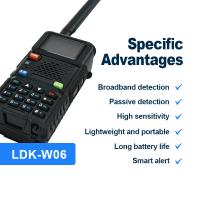 China Lightweight 300-6200MHz 1.5KM Handheld UAV Detector LDKW06 | Portable Sensing Equipment for sale