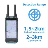 China Handheld Drone Detector 100-6000MHZ Wideband Detecting 2-3KM Locating Positioning with RID&DID decoding procotrol LDKL02 for sale
