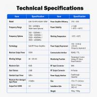 China 100W 300-6000MHz Multi-Band High-Power RF Amplifier Module Built-in Temperature Protection for Low-Altitude Security & UAV Communication Management Systems for sale