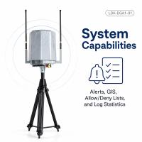 China LDK-DGA1-01 Fixed Drone Detection 10KM 70MHz-6GHz Outdoor Low Altitude UAV Monitoring and Direction Finding Device for sale