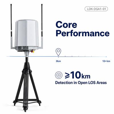 China LDK-DGA1-01 Fixed Drone Detection 10KM 70MHz-6GHz Outdoor Low Altitude UAV Monitoring and Direction Finding Device for sale
