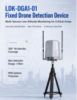 China LDK-DGA1-01 Fixed Drone Detection 10KM 70MHz-6GHz Outdoor Low Altitude UAV Monitoring and Direction Finding Device for sale