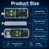 China High Power 100W Amplifier Module for Anti Drone GaN 100-400/400-700/700-1020MHz RF Amplifier Supports LoRa Module Integration for sale