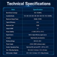 China High Power 100W Amplifier Module for Anti Drone GaN 100-400/400-700/700-1020MHz RF Amplifier Supports LoRa Module Integration for sale