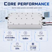 China 50W 6000-8000M GaN RF Amplifier Board for Anti-Drone Defense Systems for sale