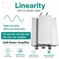 China Ladasky 100W 50dBm GaN Power Amplifier 100-1020MHz RF Amplifier Module with Built-in Signal Source for Counter Drone Systems for sale