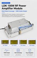 China 100W ,300-1500/1500-2500/2500-4000/4000-6000MHz High Efficiency 31-43% GaN RF Power Amplifier  45dB Gain -10~55°C Working VSWR≤2 Temperature Current Voltage Detection for Anti Drone Systems for sale