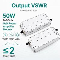 China 6000-8000MHz GaN Power Amplifier 50W RF Module High Reliability Broadband Amplifier for Counter UAV Systems for sale