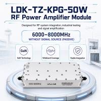 China 6000-8000MHz GaN Power Amplifier 50W RF Module High Reliability Broadband Amplifier for Counter UAV Systems for sale