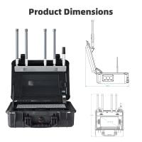 China 100MHz-6GHz Wideband Portable Spectrum Analyzer Drone Detector FPV & Digital UAV Detection with Real-time Video Snapshot 5km RF Signal Finder for Prison & Airport Security for sale