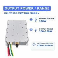 China 100W 4000-8000MHz GaN RF Power Amplifier Module | 45dB High Gain Broadband RF Amplifier ≤5 dB Gain Flatness Supports RS485 and TTL communication for Anti-Drone Security Products for sale