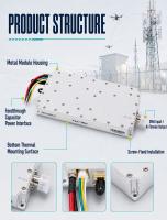 China 4000‑8000MHz 100W Microwave GaN RF Amplifier Module TTSK‑TZ‑KPG‑100W Metal Screw‑Mount RF Power Unit for RF System for sale