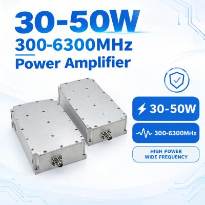 China 30-50W 300-6300MHz 25% High Efficiency RF Power Amplifier Module with High Linearity and Low-Distortion Design for Anti Drone Solutions for sale