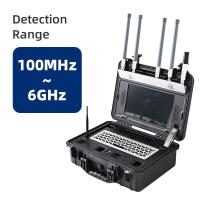 China 5km UAV 100M-6Ghz Fpv Dron Detector Portable  Detection System Dji Autel 2.4G 5.8G IP65 Remote Control Alarm Location Tracking for sale
