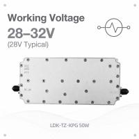 China 50W RF Power Amplifier 1000-6000Mhz/6000-8000Mhz Gan Anti Drone Module PA Wireless Signal Module Against Uav Fpv Dji Autel Protection Security for sale