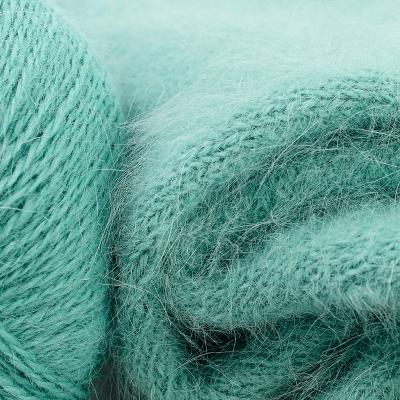 China Softly Combed Hairy Angora Wool Blend Yarn for sale