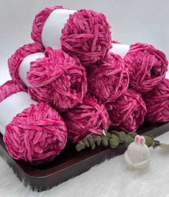 China Machine Washable Chenille Yarn in Various Colors and Styles for sale