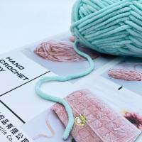 China Versatile Velvet Chenille Yarn With Pattern Various Colors For Warm Blankets for sale