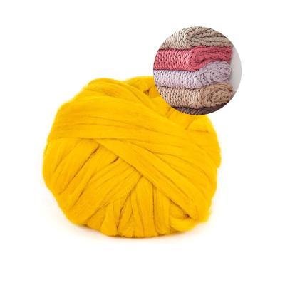 China 100% Wool 1/0.04NM Soft Fluffy Chenille Yarn For Knitting Baby Blanket for sale