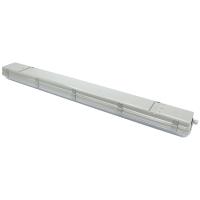 China Vapor Tight LED Waterproof Tube Light Linkable Dustproof Suspended for sale