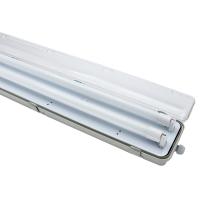 China Vapor Tight LED Waterproof Tube Light Linkable Dustproof Suspended for sale