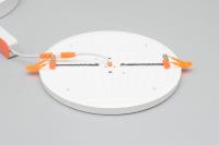 China Round Square Surface Mount Led Skd Panel Light Aluminium Rohs Led Ceiling Light Frameless Slim Adjustable Recessed Pane for sale