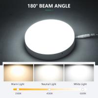China Office Hotel Round White Surface Frameless SMD 24w Led Panel Light for sale