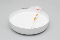 China Office Hotel Round White Surface Frameless SMD 24w Led Panel Light for sale