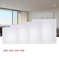 China Aluminum Frameless IP44 Square Surface 18W 24W 36W 48W Led Panel Light for sale