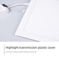 China Indoor Lighting Recessed Mounted Slim Round Square Led Panel Light For Home Office Ceiling for sale