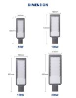 China 50W 100W 150W Outdoor LED Street Lights Stable Waterproof Practical for sale