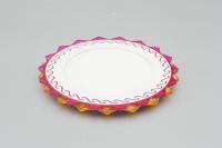 China Personality Design Flower Frame Slim Mounting Double Color Adjustable Ceiling Decoration Led Panel for sale