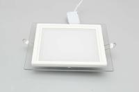 China Recessed Ceiling Glass Cob Round Square Glass 9w Panel Down Light for sale