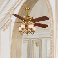 China Customized Design 42 Inch Living Room Restaurant 5 Wood Blades Decorative Ceiling Fan for sale