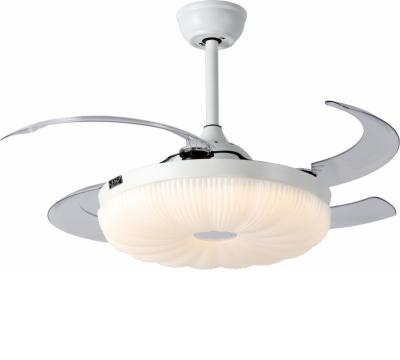 China Indoor Fan Silent Ceiling Light Home Bedroom Light Dining Living Room Hotel Modern Fan Light for sale