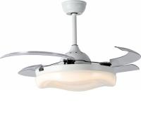 China Indoor Fan Silent Ceiling Light Home Bedroom Light Dining Living Room Hotel Modern Fan Light for sale