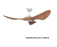 China Moden Wooden HCA087 Solid Wood Led Chandelier Remote Control Ceiling Fan for sale